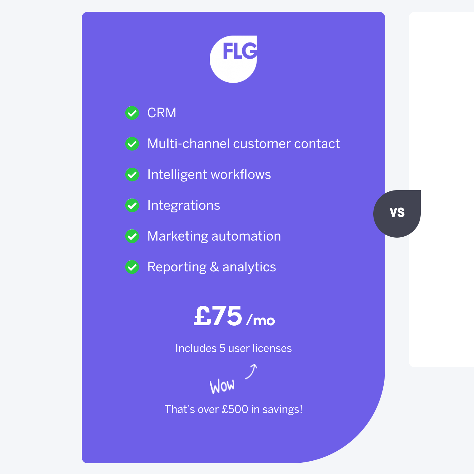 FLG's Pricing Page