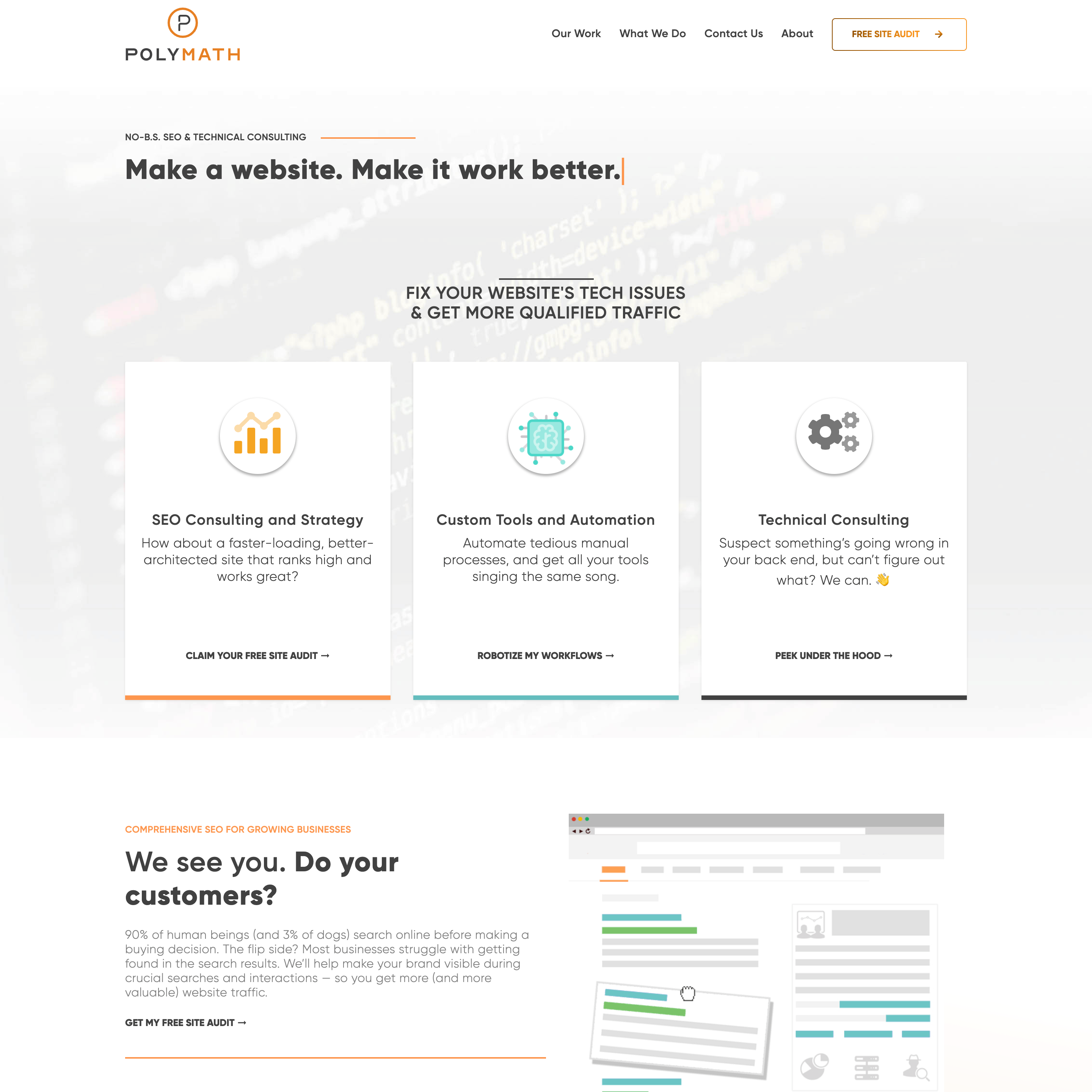 Polymath's Landing Page