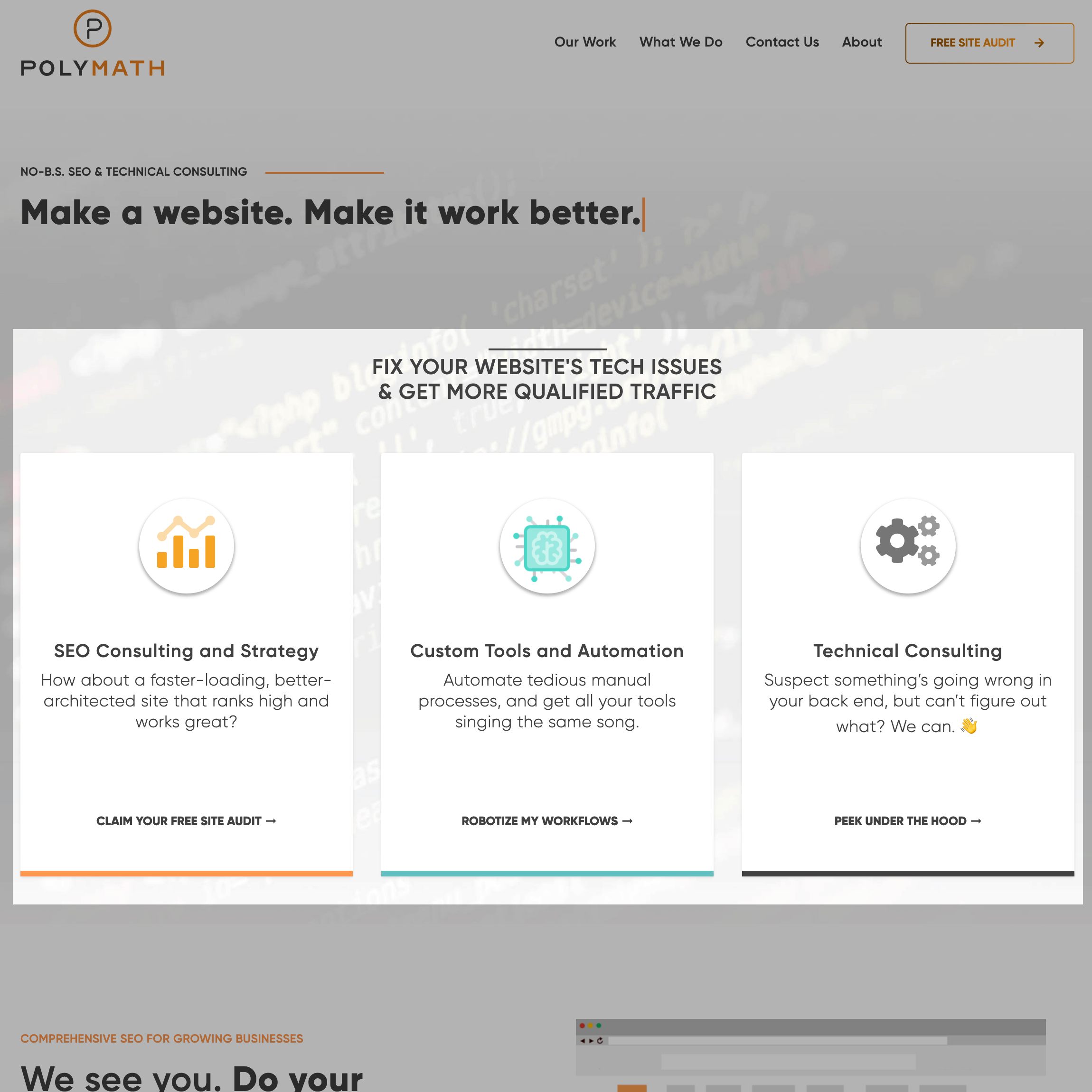 Polymath's Landing Page