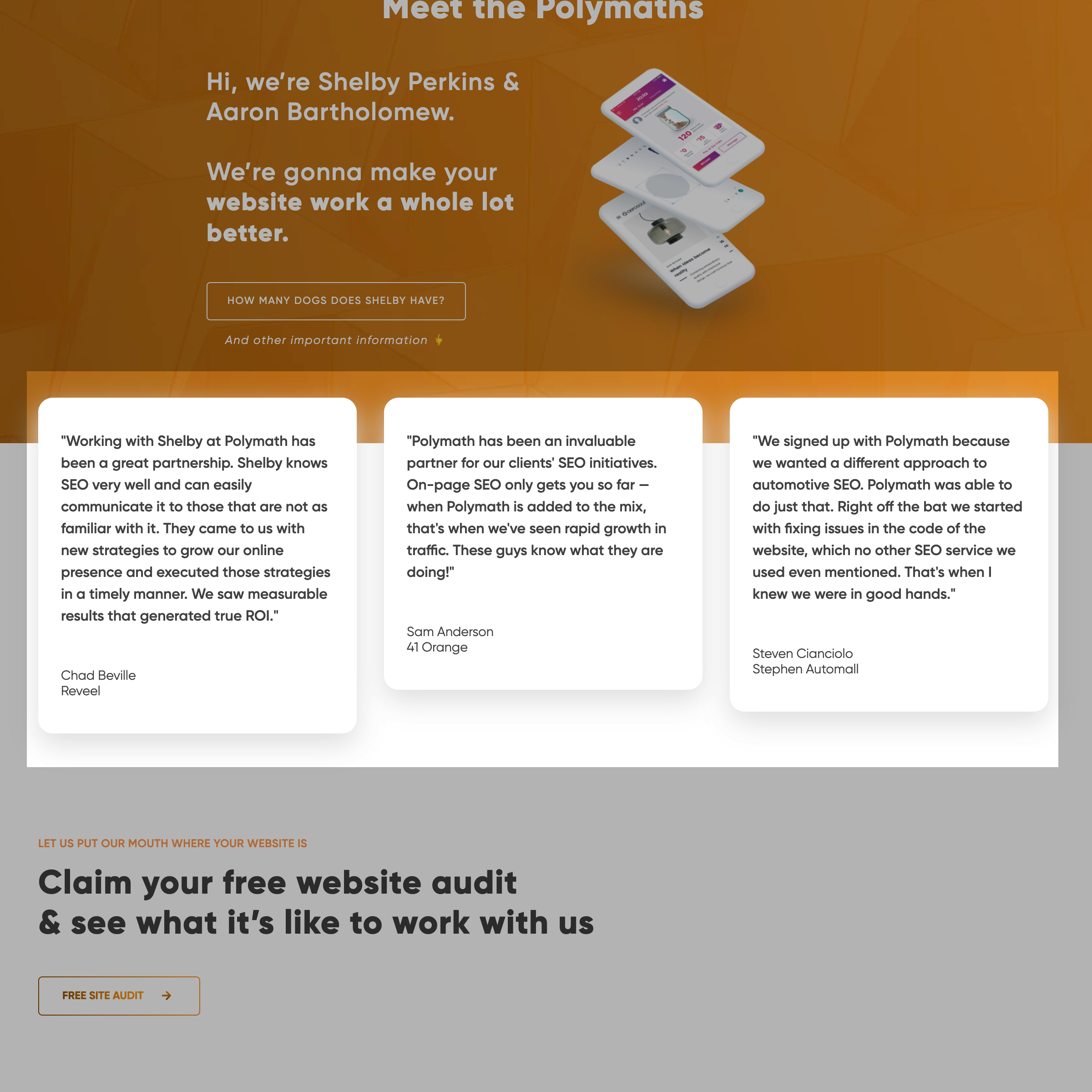 Polymath's Landing Page