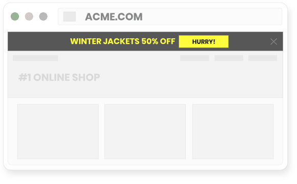 Geo Bars: Create & Display Location-Based Announcement Bars