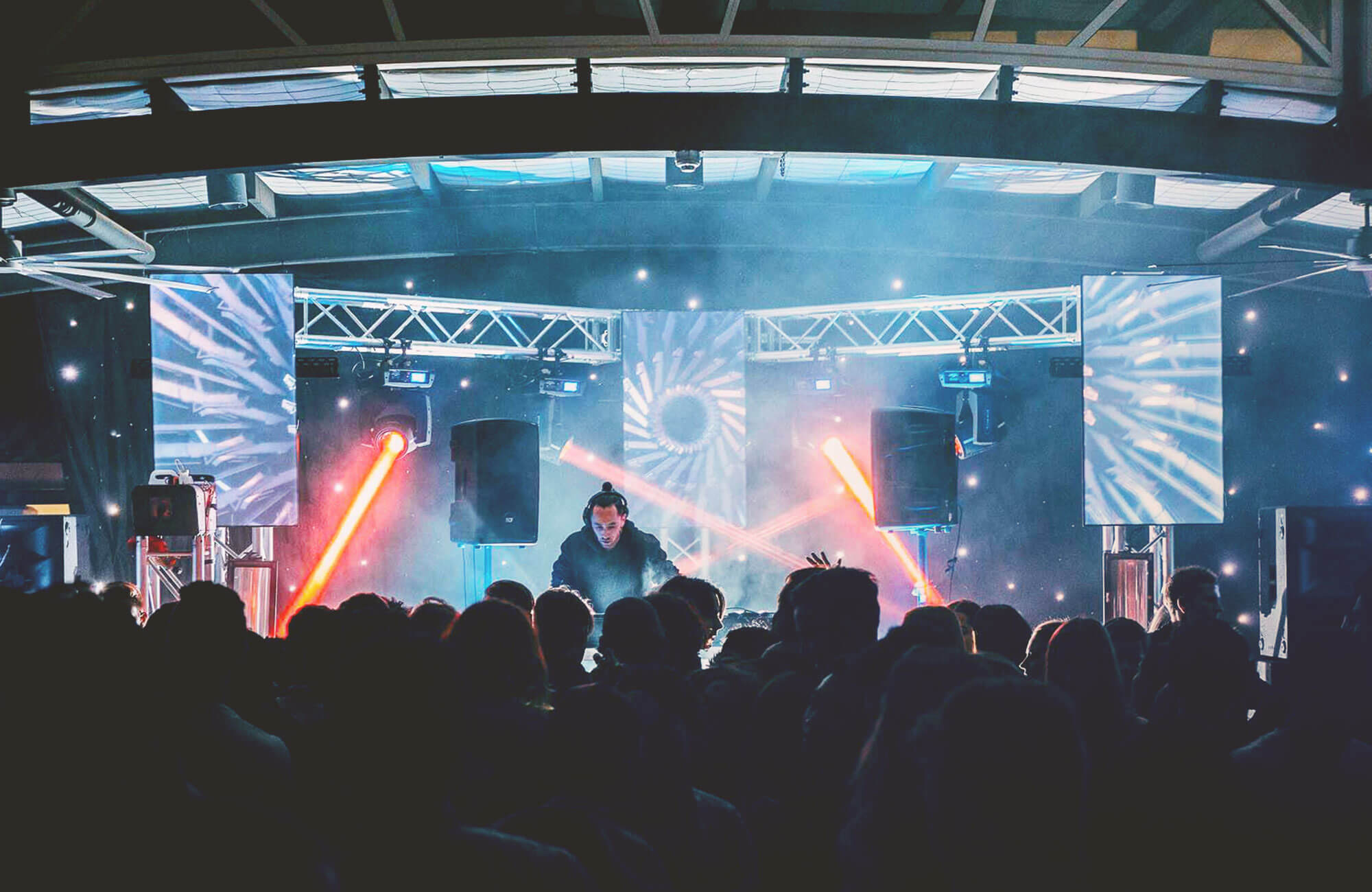 Curtin Tavern Winter Wonderland / Project / Work / About / Icon AV - Perth