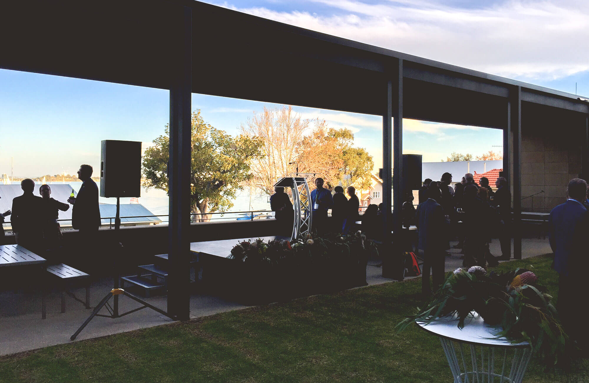 UWA Forest Hall Presentation / Project / Work / About / Icon AV - Perth