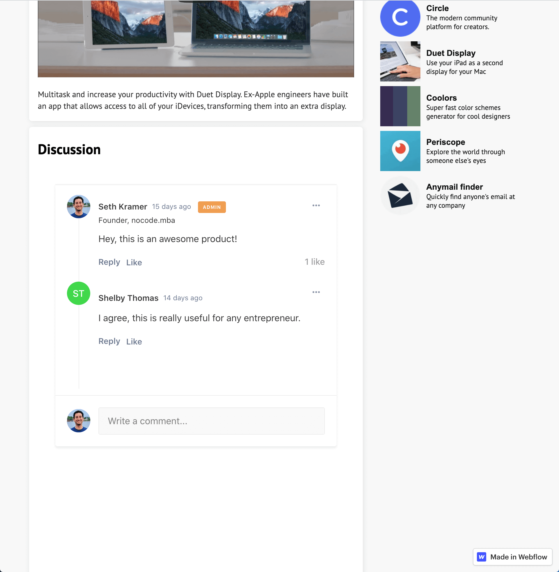 Integrate Circle with Webflow and Memberstack - No Code MBA