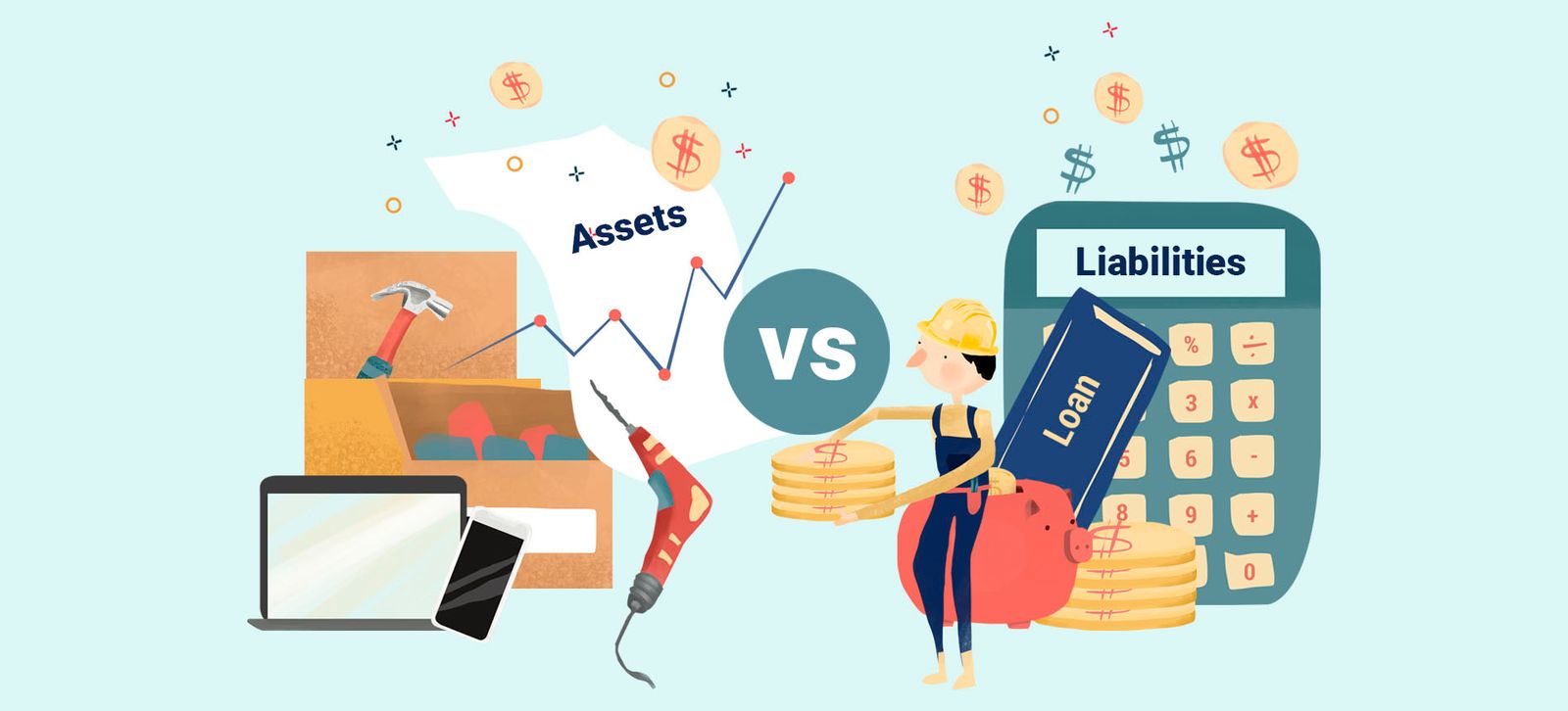 Assets vs. Liabilities: Definition, Examples & Differences - Hourly, Inc.