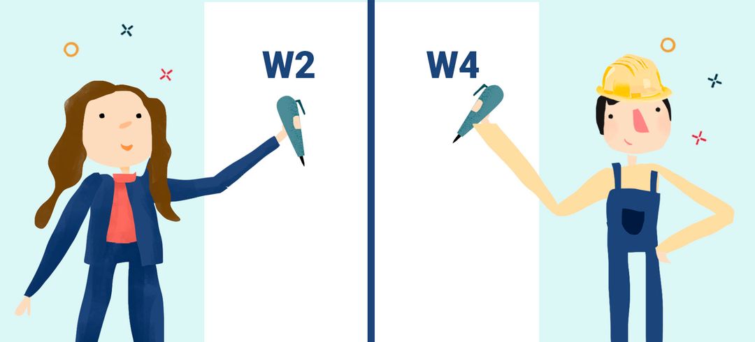 W-2 vs. W-4 — What’s the Difference and How To File - Hourly, Inc.