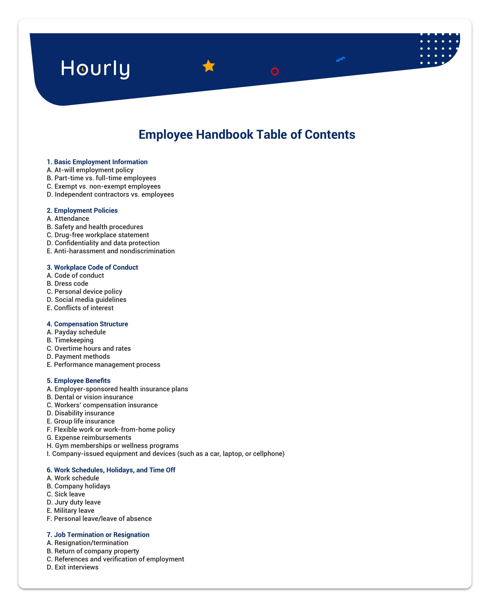 Employee Benefits Package Template