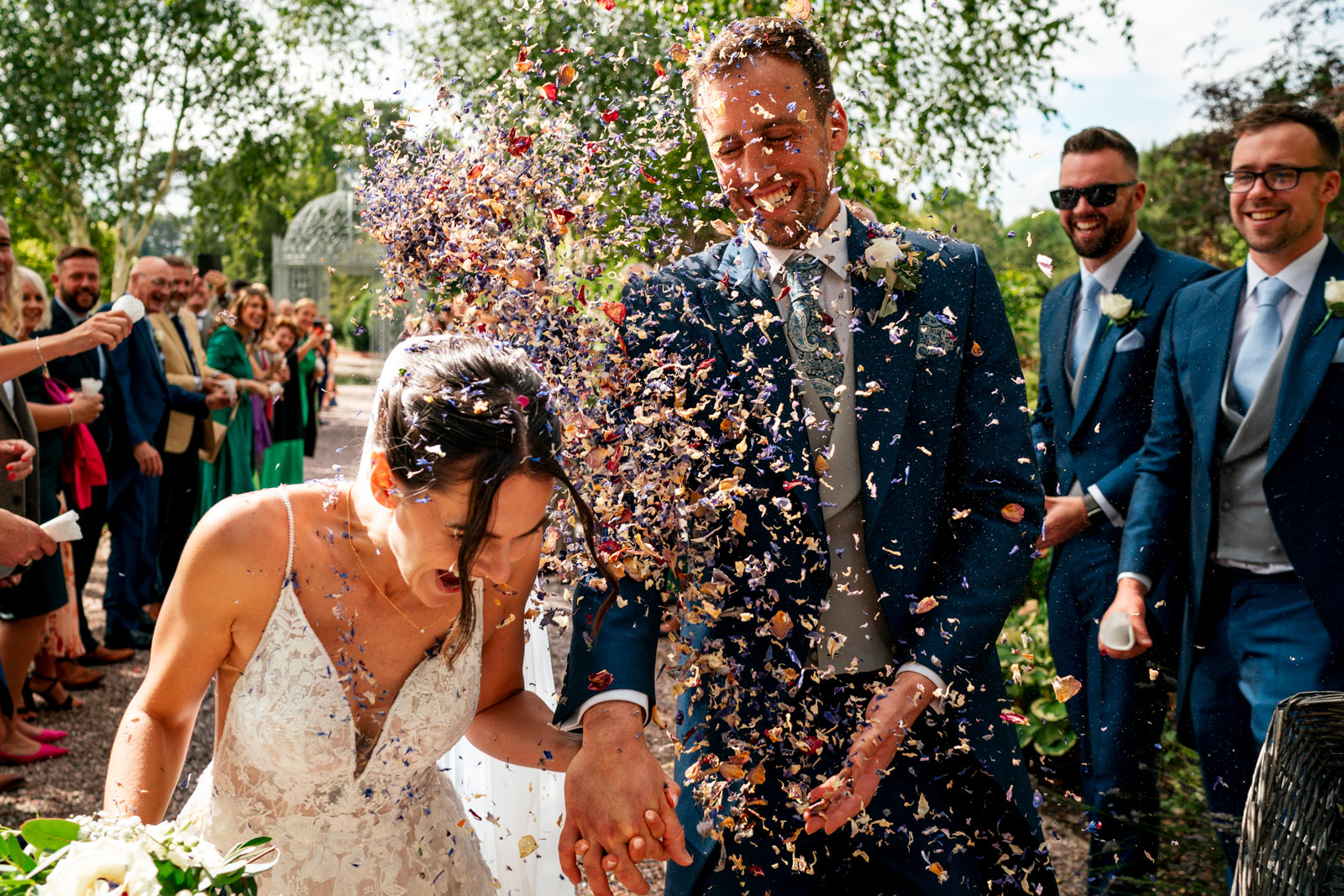 Elegant Outdoor Wedding at Capesthorne Hall by Phil Salisbury