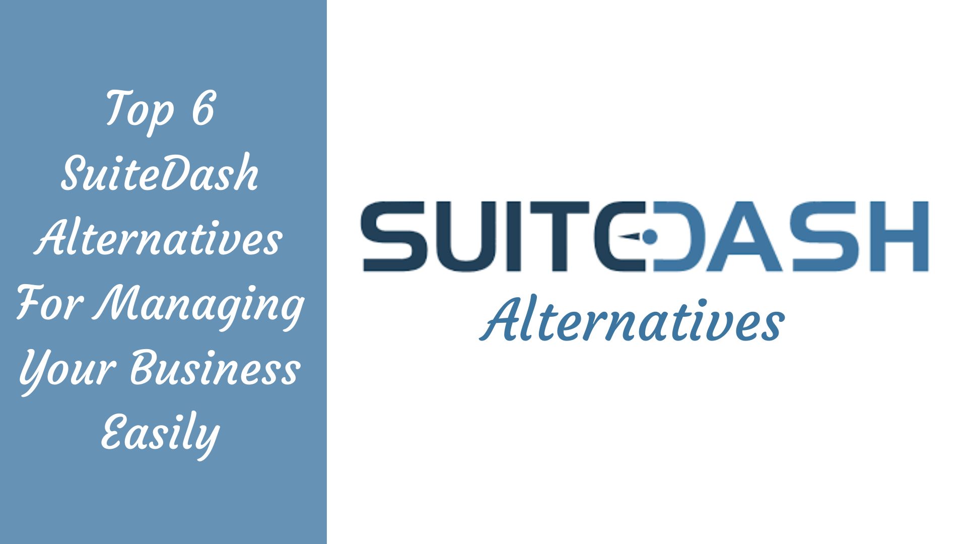 Top 6 SuiteDash Alternatives For Managing Your Business Easily