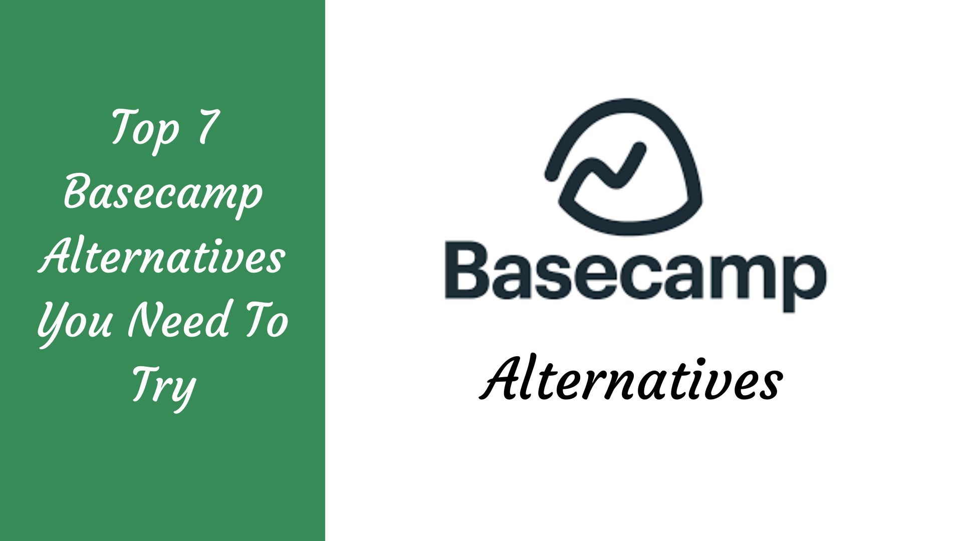 Top 7 Basecamp Alternatives You Need To Try