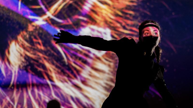 Live performance for Adobe Remix using Rokoko motion capture