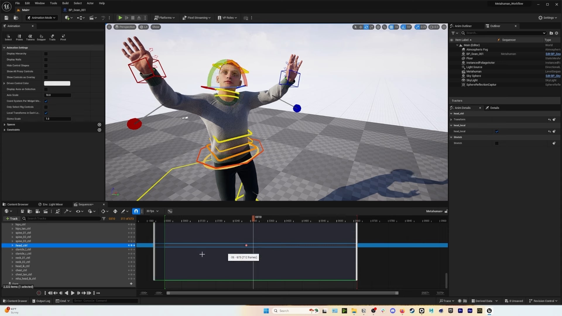 Best Unreal Engine 4 and 5 Metahuman mocap animation workflow in 2024