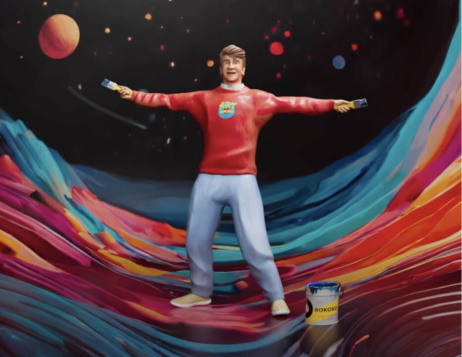 Broadcast your intergalactic artwork on "ROKOKO TV" during a global ...
