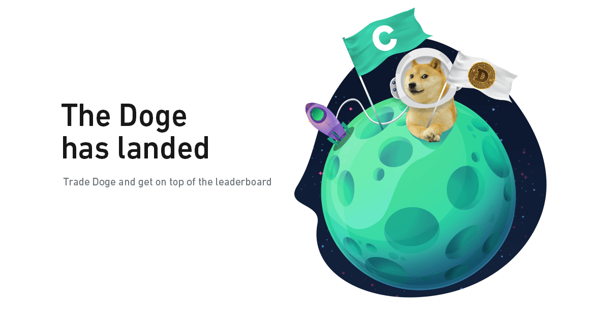 DOGE has landed and brought you prizes