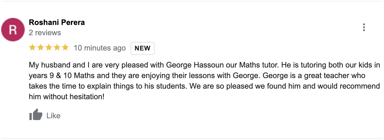George Hassoun - Tutor for Mathematical Methods Year 11-12, Mathematics ...