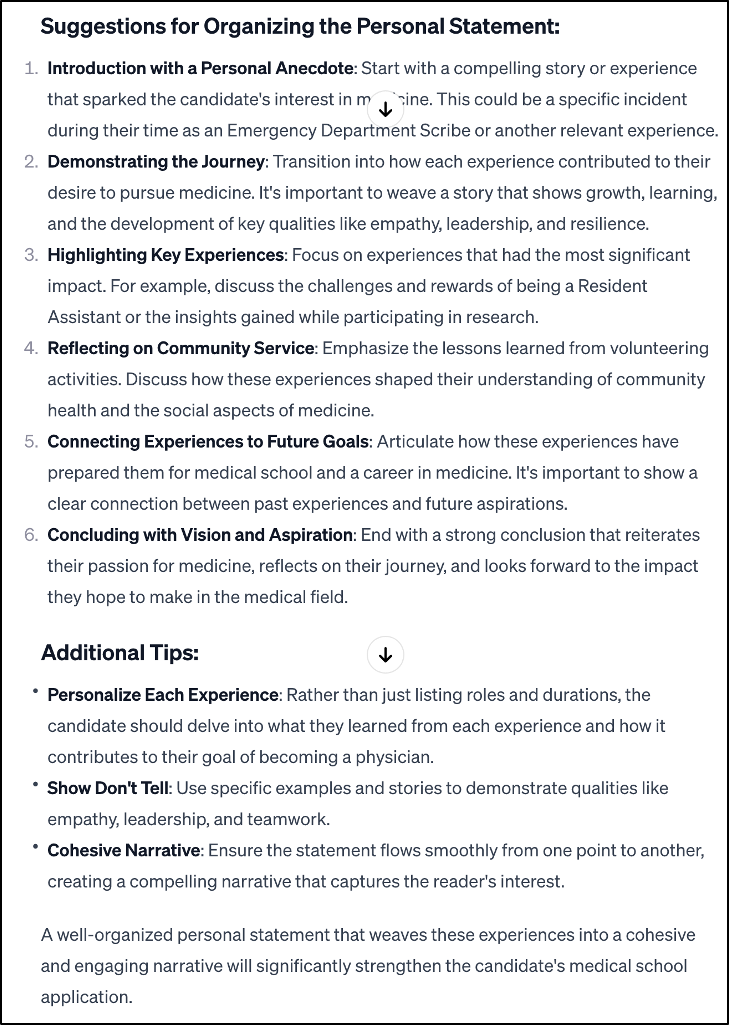 How to Use AI to Write a Personal Statement for Medical School: Part 1