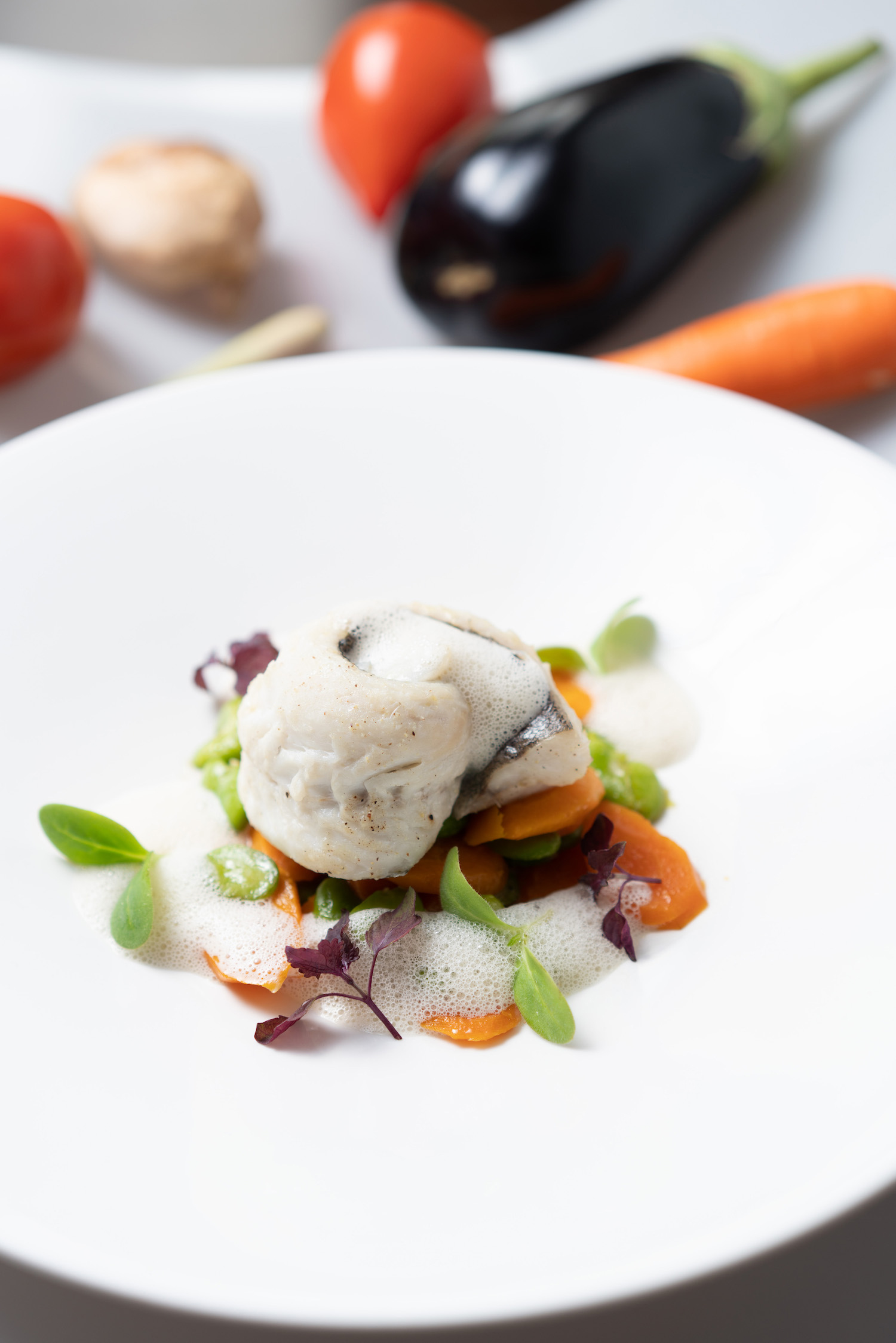 Les recettes du Guide Sésame : Merlu rôti au four, fricassée de fèves ...