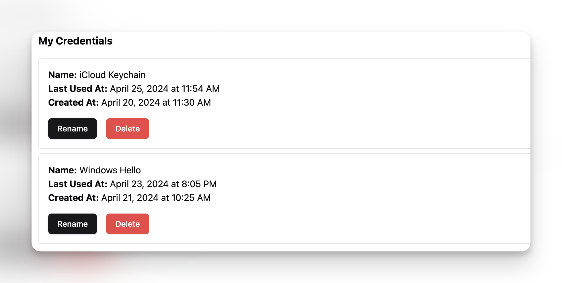 Add Passkey Authentication to your Web Application