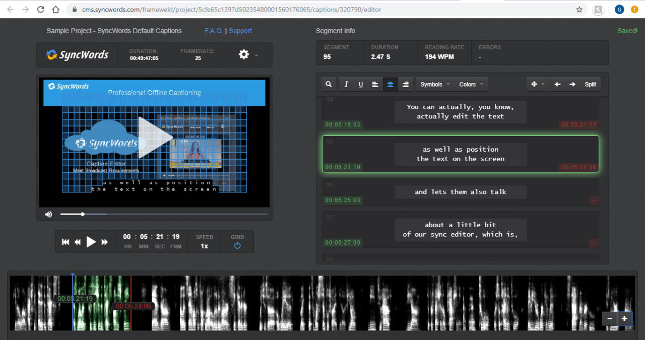 Pro Caption Editor Launches on SyncWords