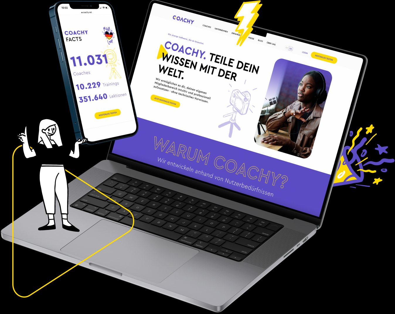 COACHY Lernplattform Rebranding by HelloDesign