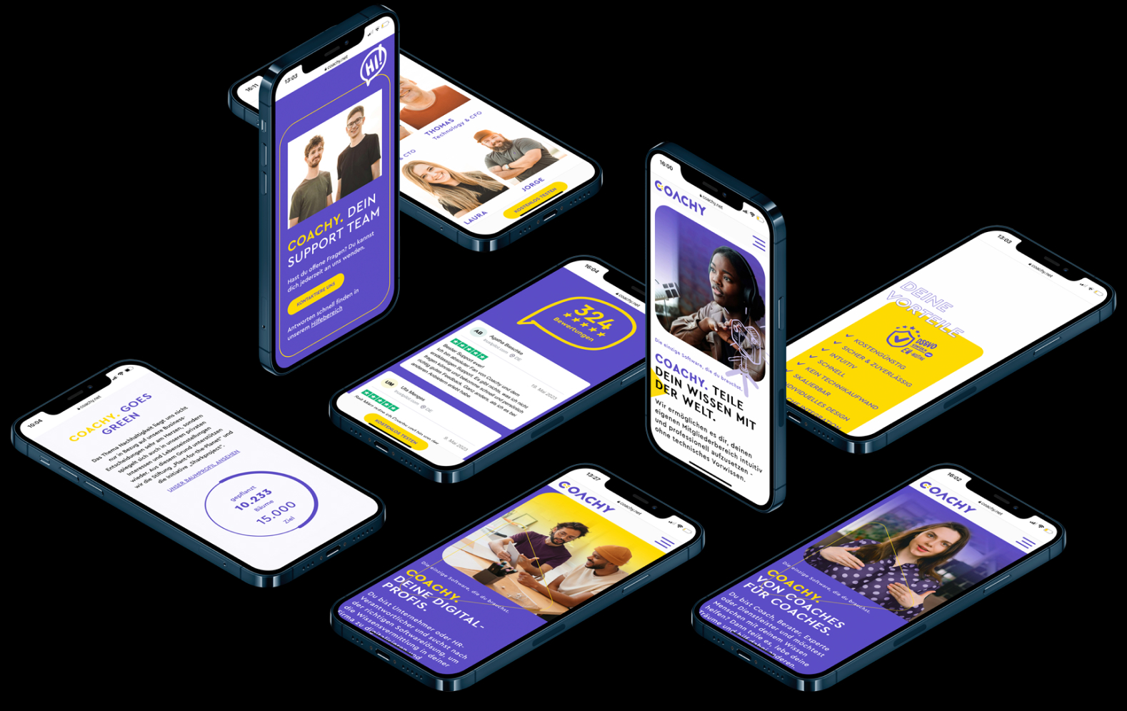 COACHY Lernplattform Rebranding by HelloDesign