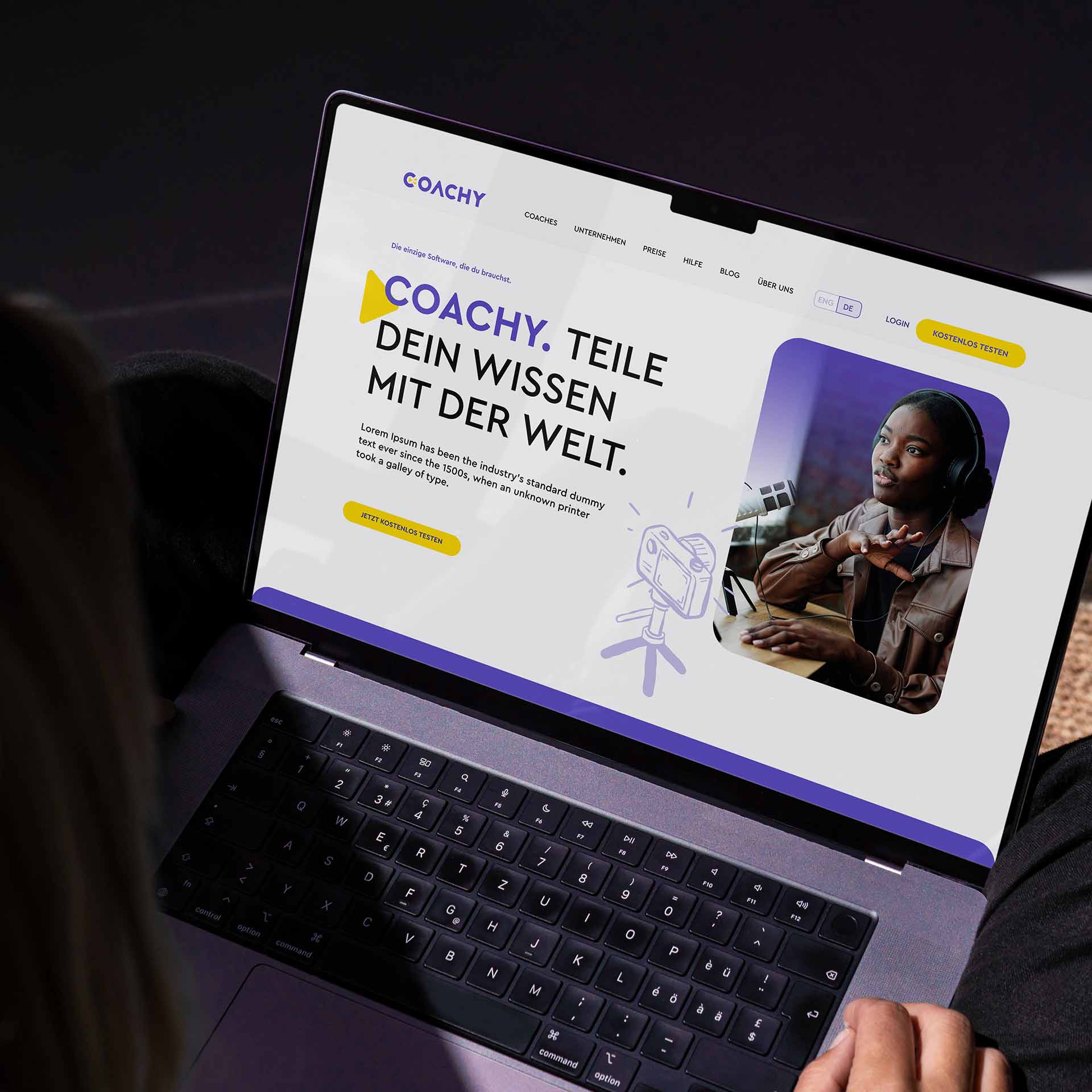 COACHY Lernplattform Rebranding by HelloDesign