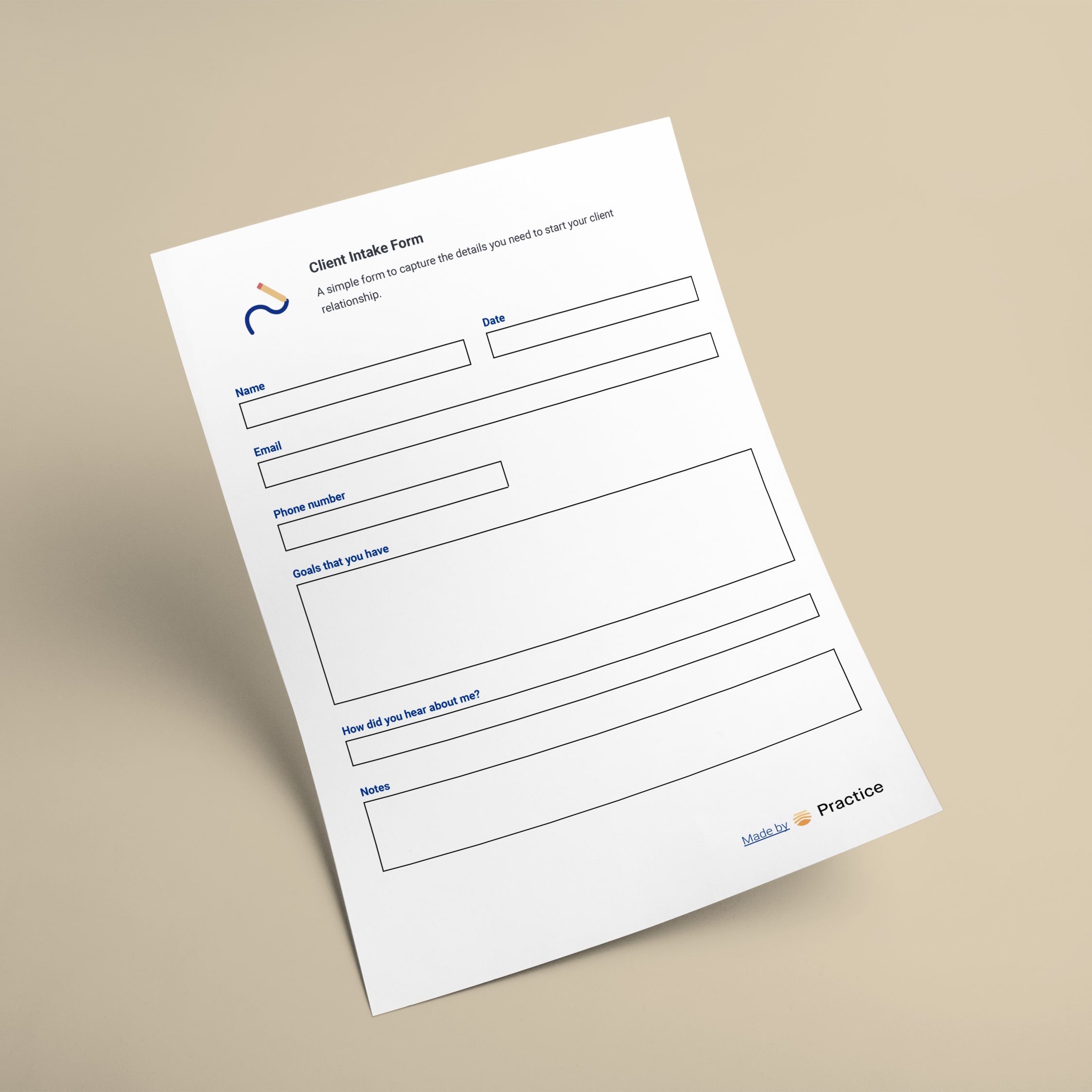 Our guide to designing a client intake form (with template) | Practice
