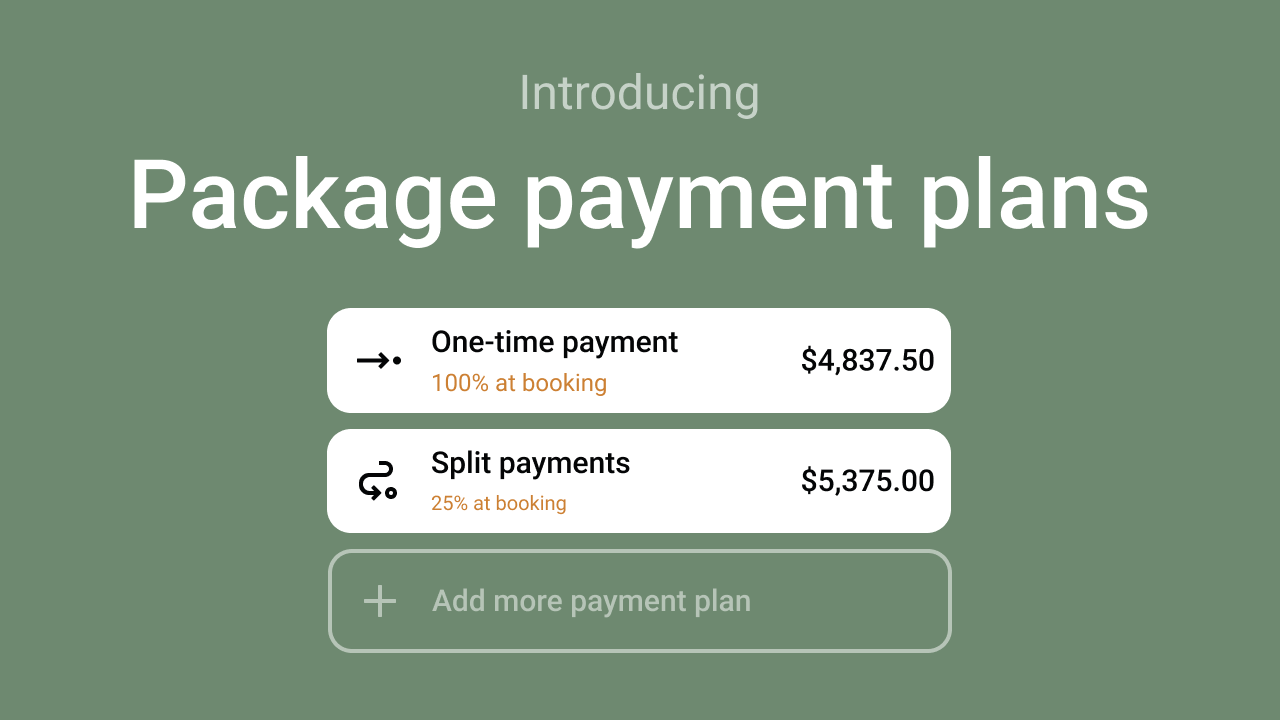 Practice – Introducing package payment plans