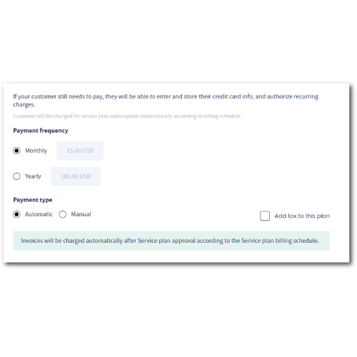 Easily Manage Recurring Service Plans & Agreements