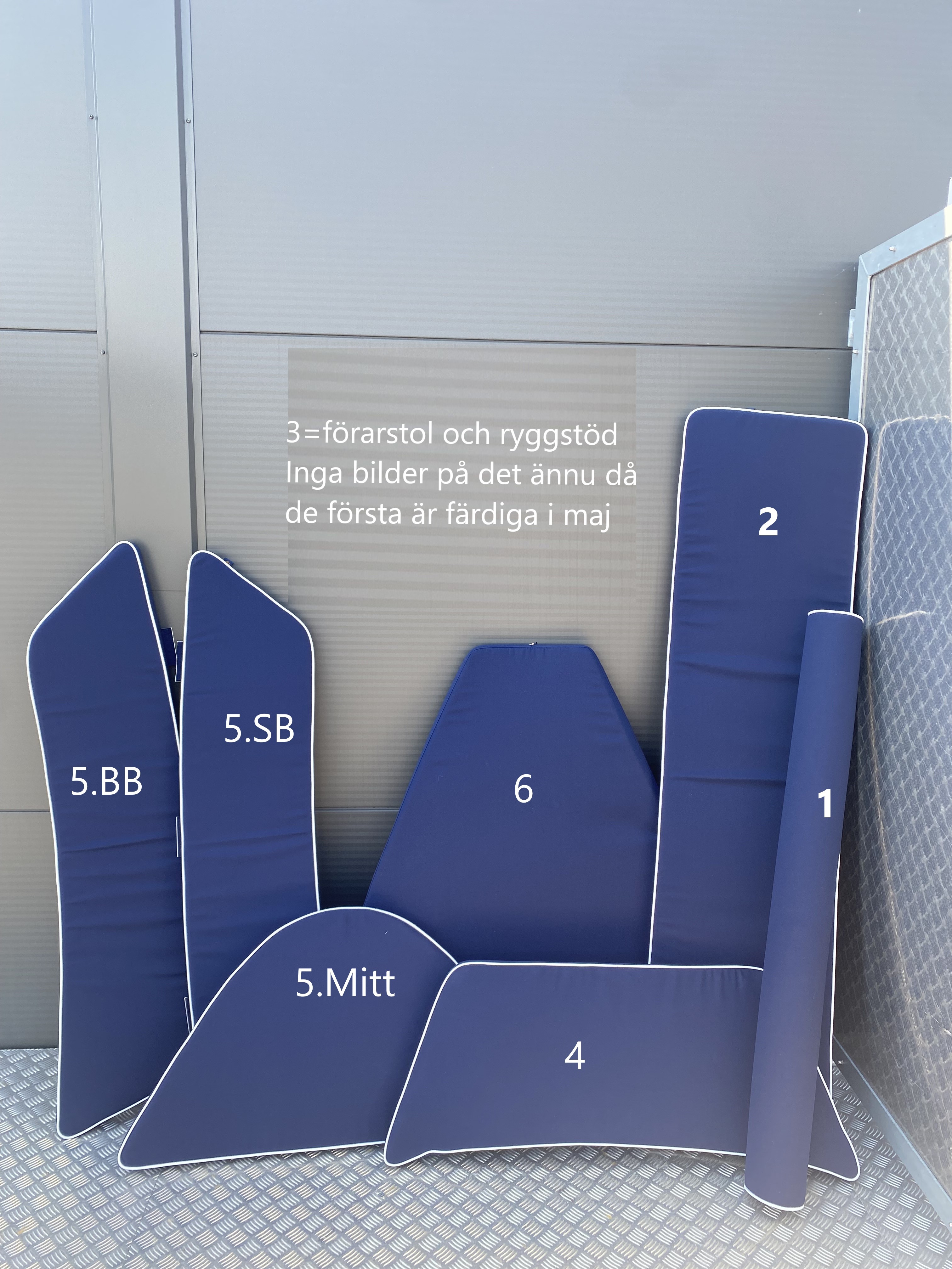 Uttern S 64/6402 original dynsats - Henricssons Båtkapell