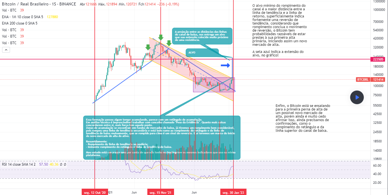 Análise semanal de criptomoedas 30/01): TradingView