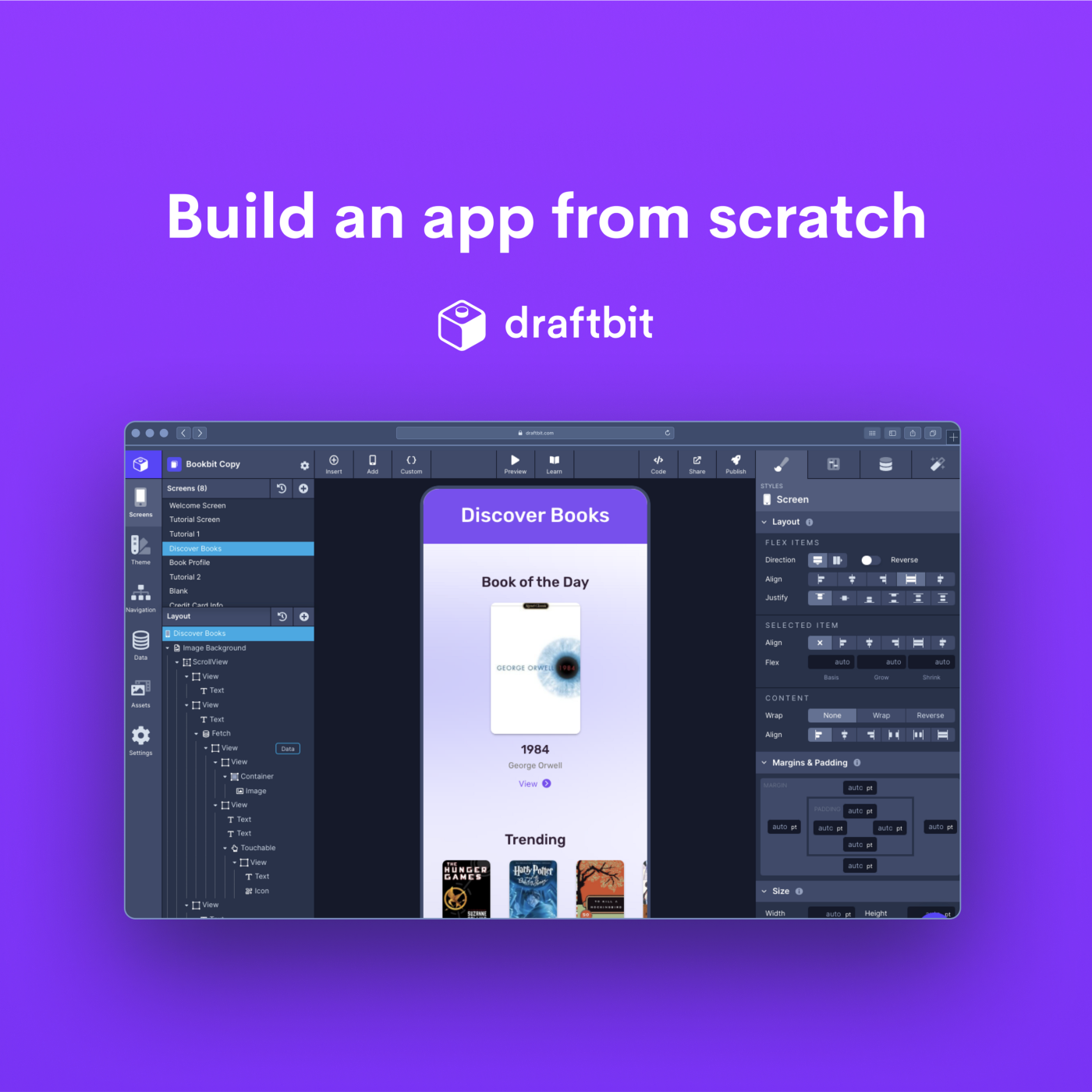 How to Fetch Data from a REST API in an App UI Using Draftbit