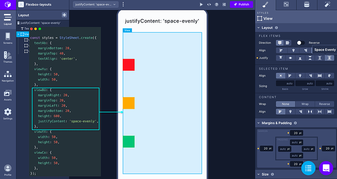 The Complete Guide to React Native Flexbox Layout using Draftbit’s Visual Builder
