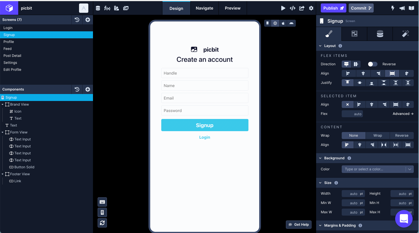 Building an Instagram Clone from Scratch with No-Code, Part 1: Sign Up ...
