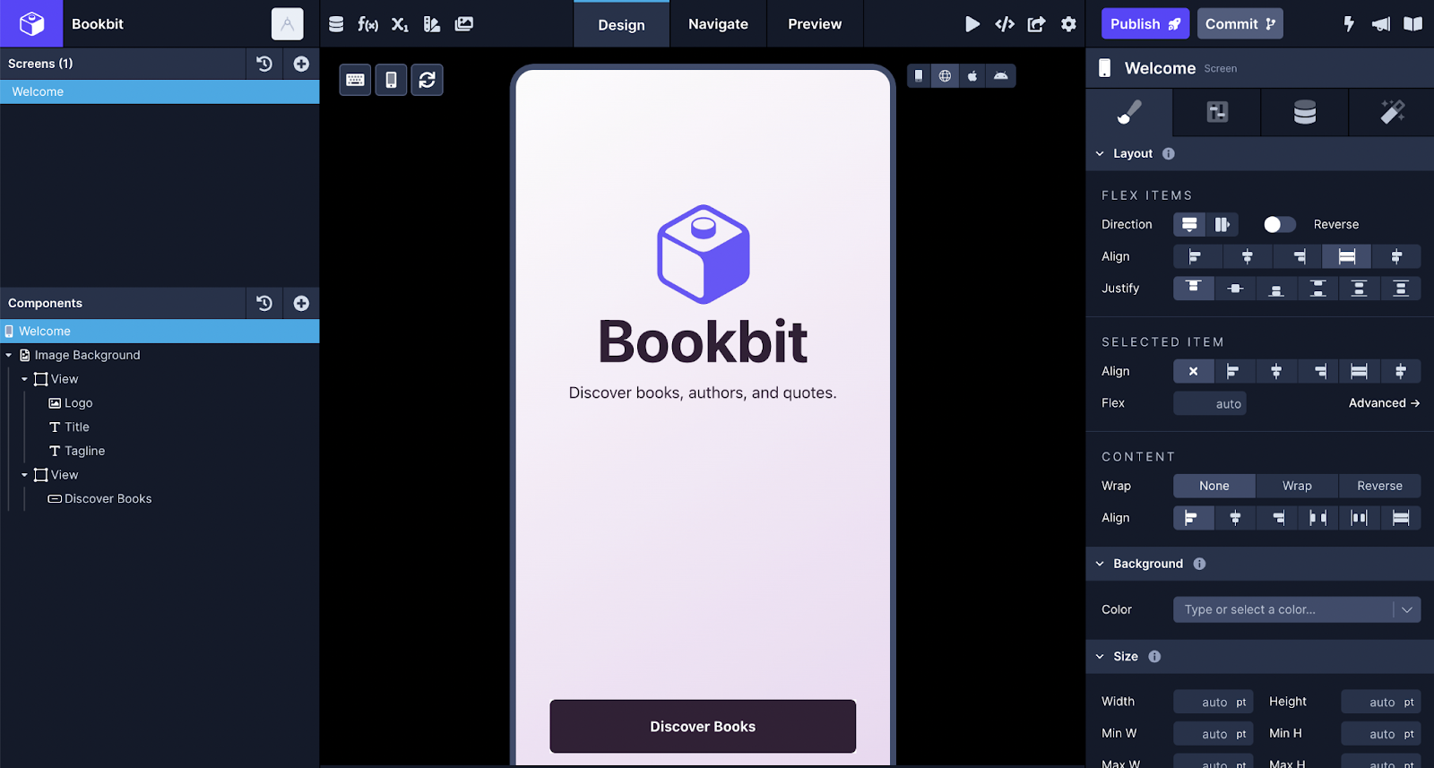 How to Build an App UI from Scratch Using Draftbit