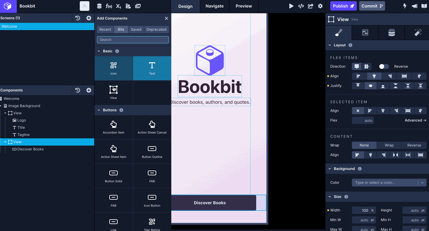 How to Build an App UI from Scratch Using Draftbit