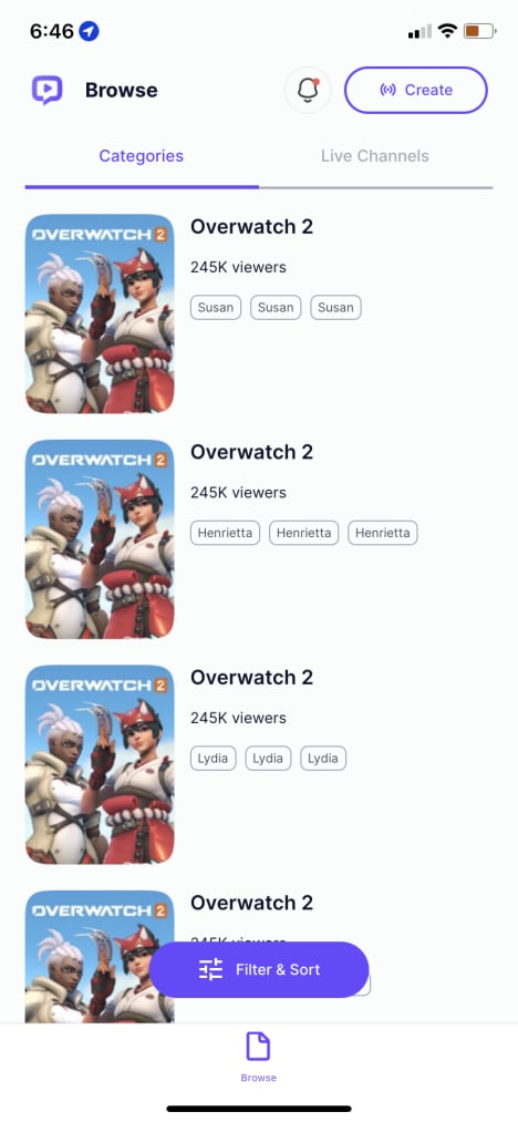 Draftbit Example Screens