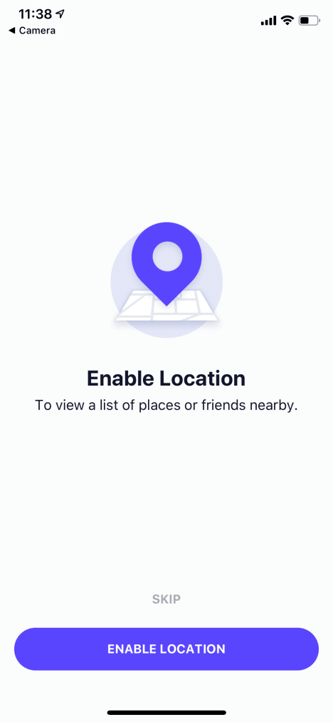 Location Permissions | Draftbit Example Screens Location Permissions | Draftbit Example Screens