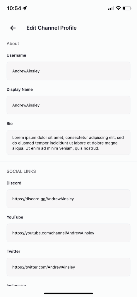 Draftbit Example Screens