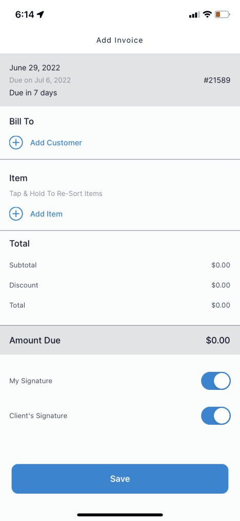 Draftbit Example Screens