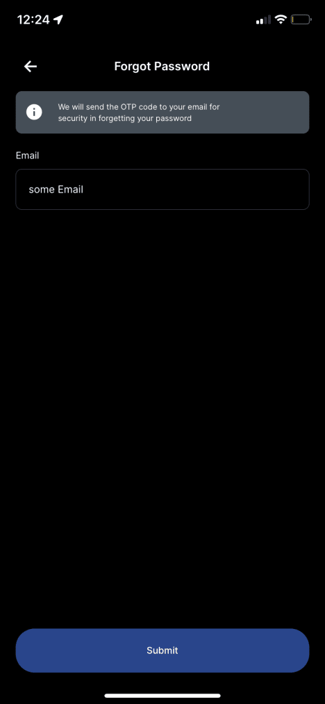 Forgot Password | Draftbit Example Screens