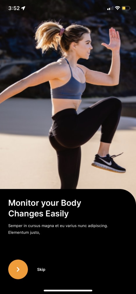 App Onboarding Screen | Draftbit Example Screens