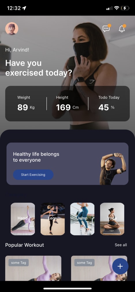 Home Screen | Draftbit Example Screens