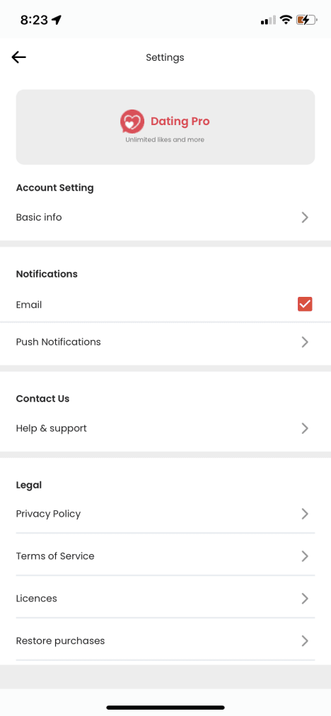 Draftbit Example Screens