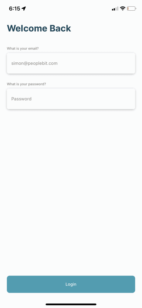 Sign In | Draftbit Example Screens