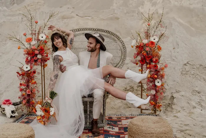 Hochzeits-Inspiration » Burning Man Wedding
