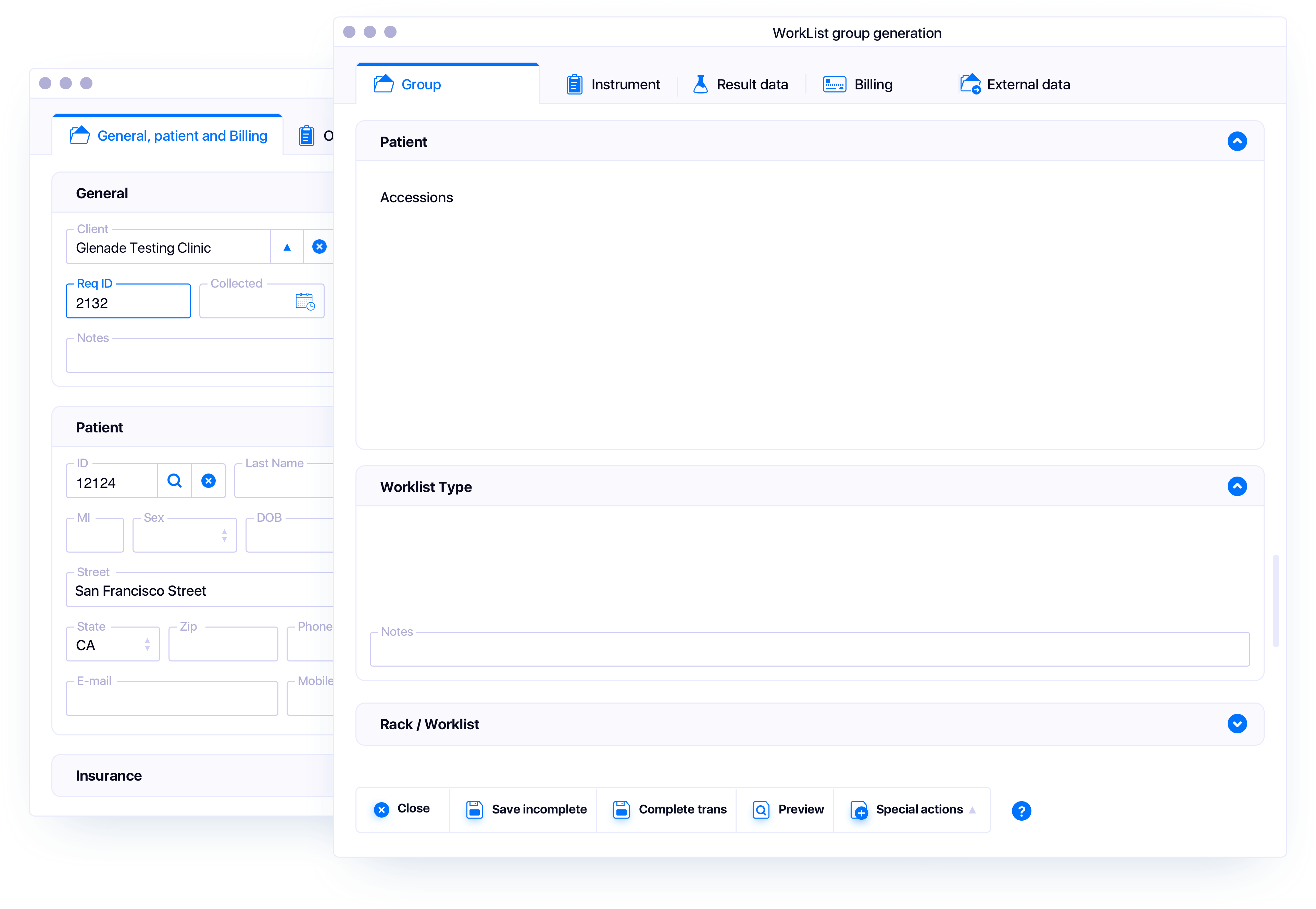 Specimen management software | lab sample tracking