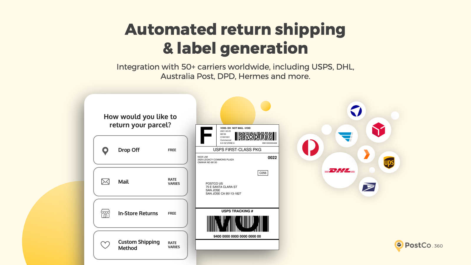Take care of your shoppers with Gorgias & PostCo