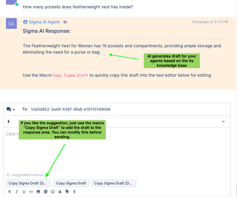Take care of your shoppers with Gorgias & Sigma AI