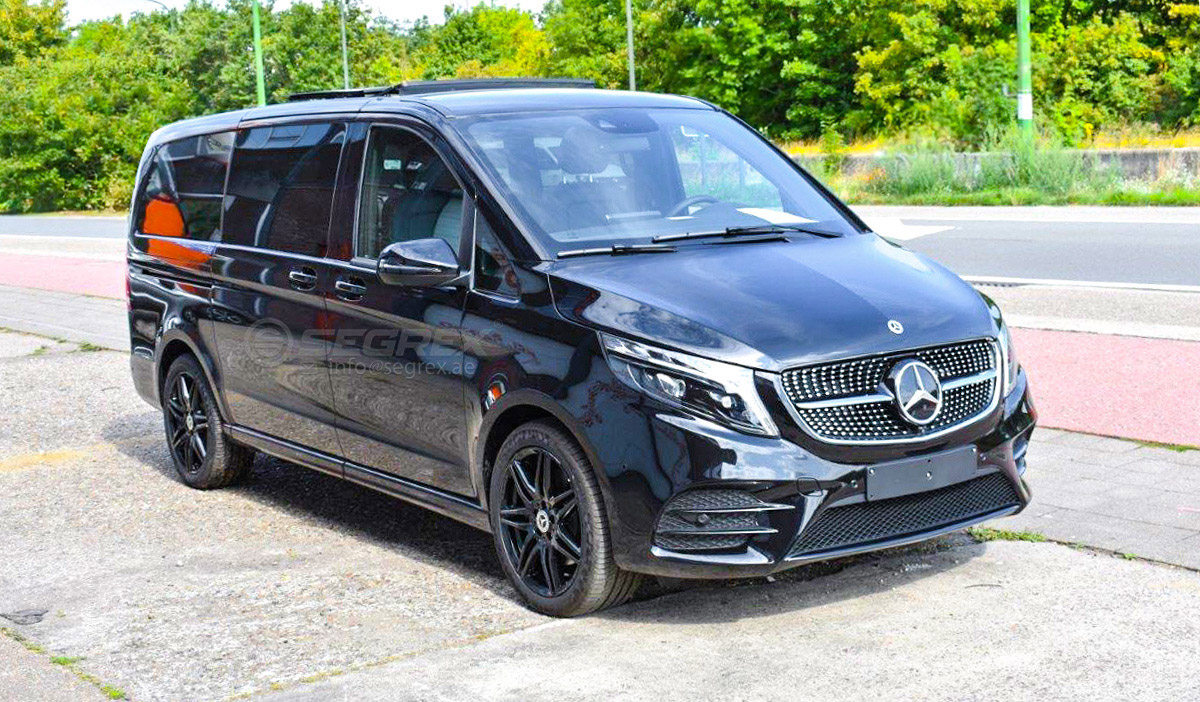 2023 Mercedes V300d for export from Dubai and Antwerp.